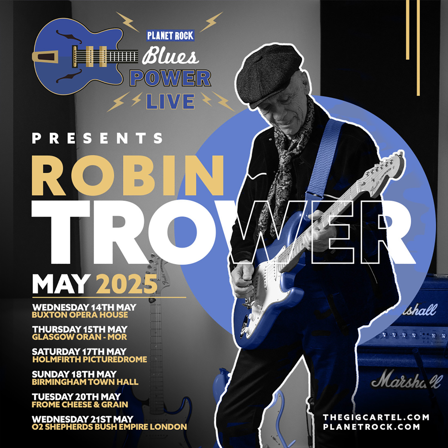 Robin Trower - Planet Rock Tickets