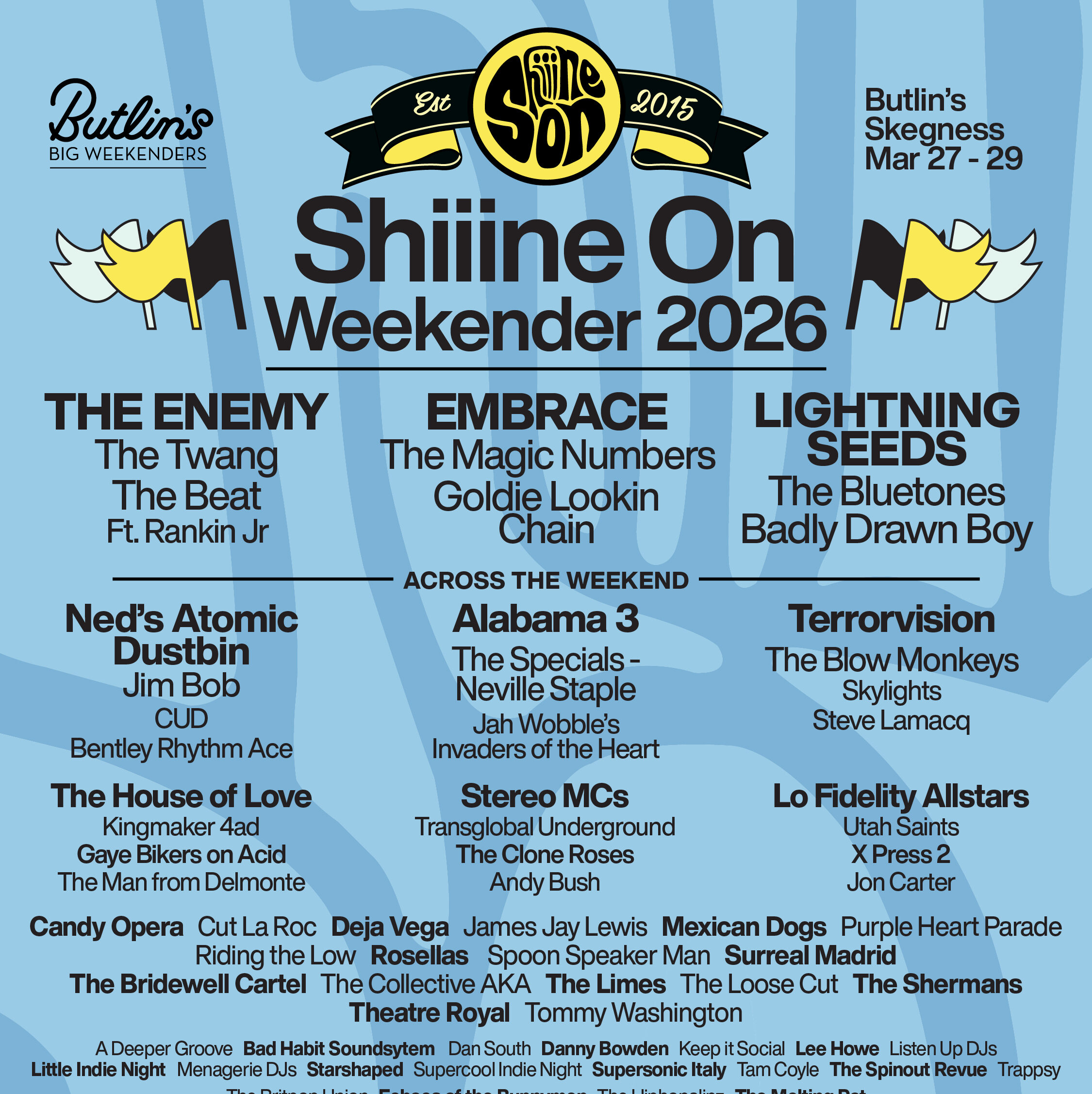 Shiiine On Weekender 2026 - Aloud.com